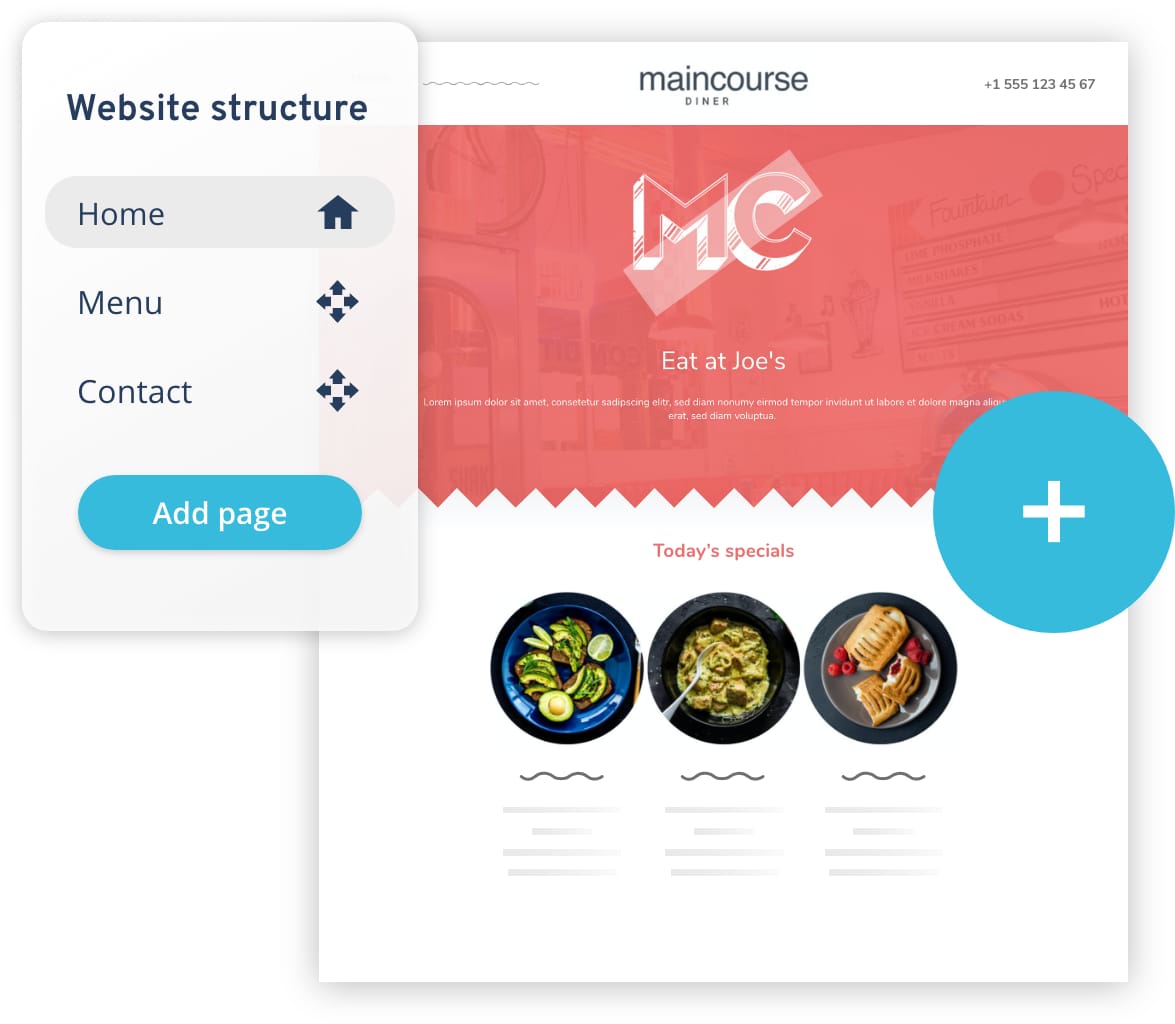 Create a website with your own domain | MyWebsite Now